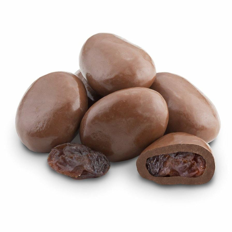 Milk Chocolate Covered Giant Raisins - 2.5 lb – Bulk Candy Store