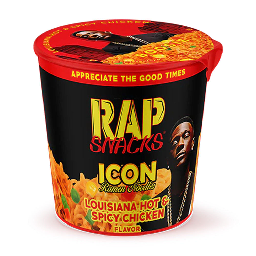 Rap Snacks Boosie Louisiana Hot & Spicy Chicken Ramen Cups – Bulk Candy ...