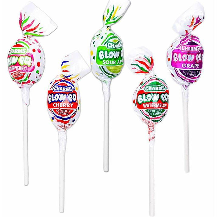 Charms Assorted Blow Pops - 100 Count – Bulk Candy Store