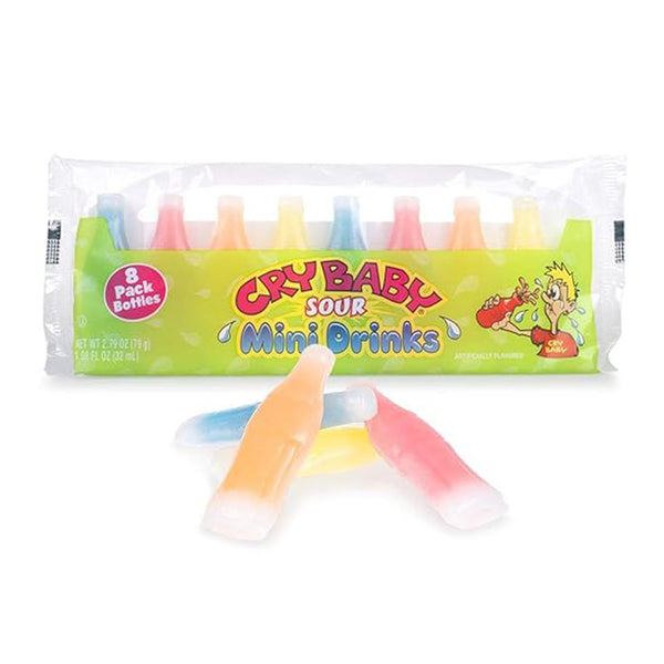 Cry Baby Sour Mini Drinks - 8 Pack – Bulk Candy Store