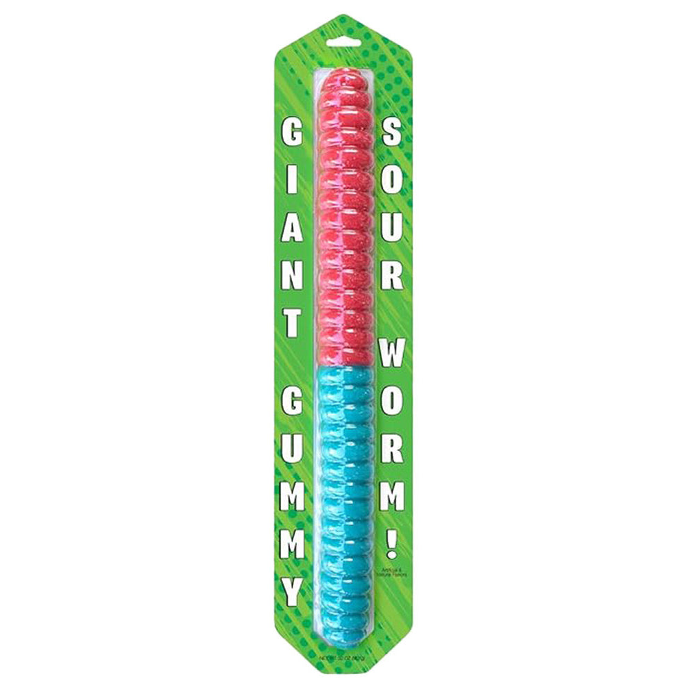 Giant Sour Gummy Worm - Blue Raspberry & Cherry - 2 lb – Bulk Candy Store