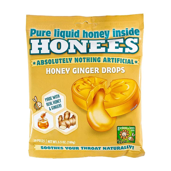 Honees Honey Ginger Drops - 3.5 oz – Bulk Candy Store