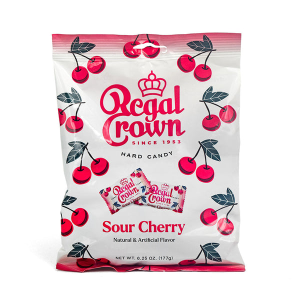 Regal Crown Sour Cherry Hard Candy - 6.25 oz – Bulk Candy Store