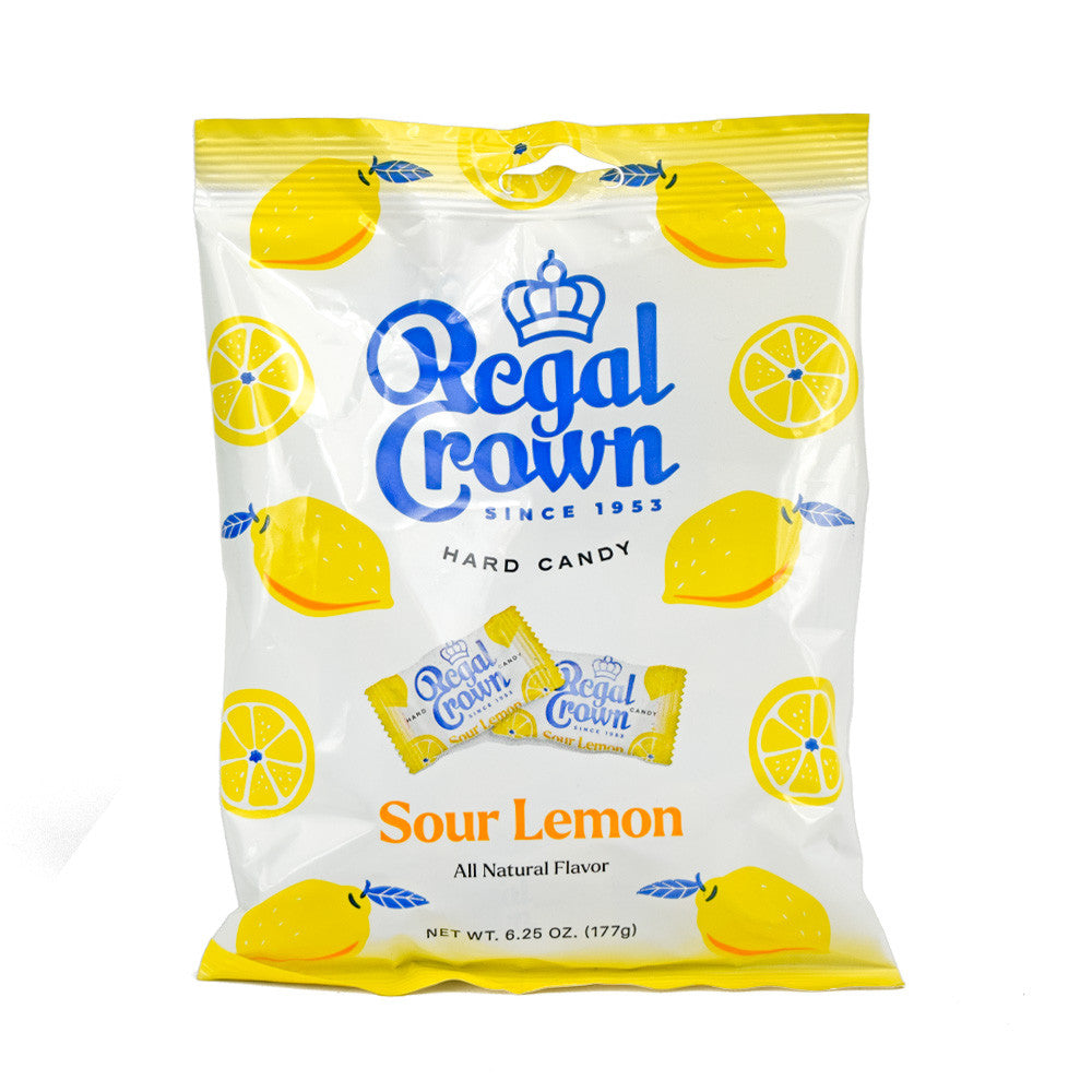Regal Crown Sour Lemon Hard Candy - 6.25 oz – Bulk Candy Store
