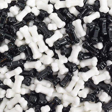 Black & White Candy Bones – Bulk Candy Store